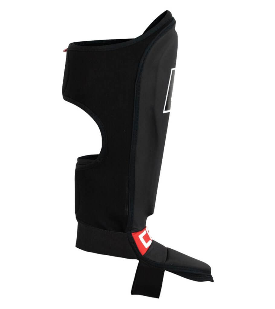 Canilleras para entrenamiento de MMA negras - Combat Corner Colombia