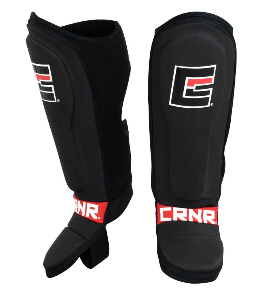 Canilleras para entrenamiento de MMA negras - Combat Corner Colombia
